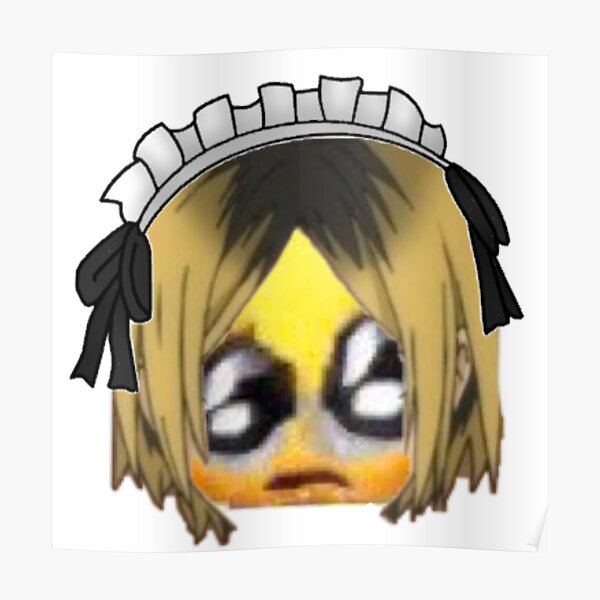 "kenma cursed catboy maid" Poster by radrecessives | Redbubble