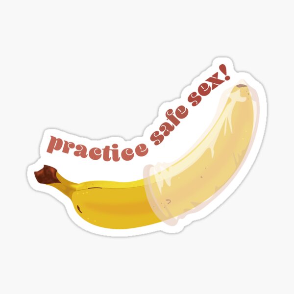 "practice safe sex!" Sticker for Sale by nymphessence | Redbubble