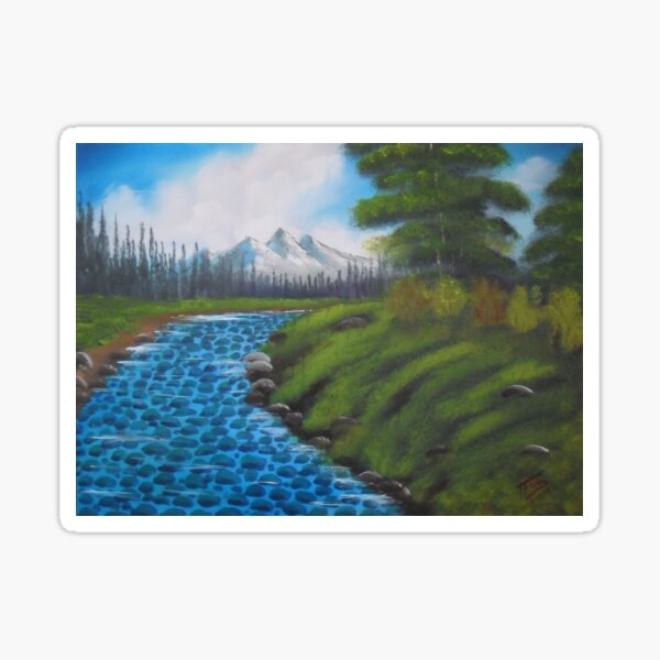 "River Rocks" Sticker for Sale by troy87 | Redbubble