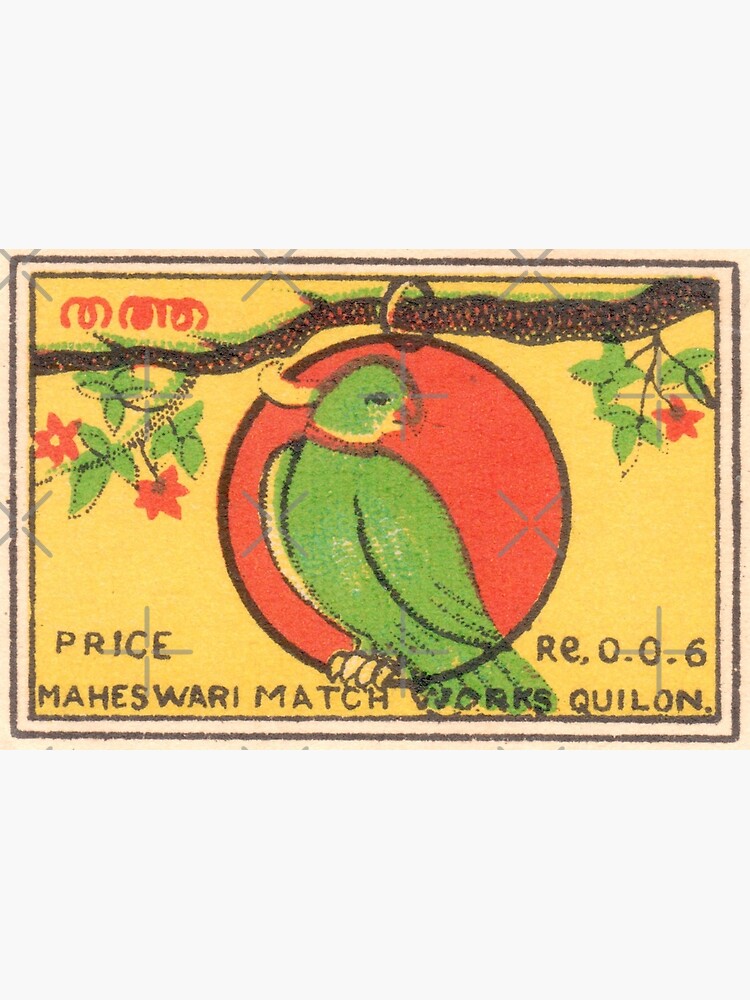 Vintage Indian Matchbox #229 Premium Matte Vertical Poster sold by ...
