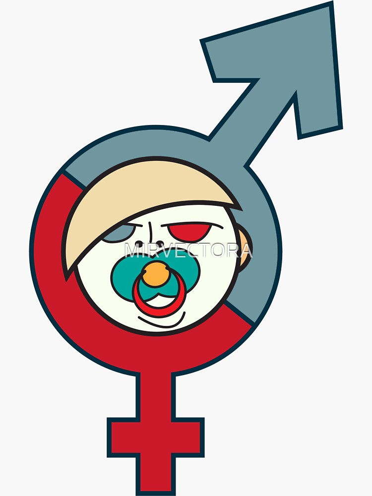 "Gender equality" Sticker by MIRVECTORA | Redbubble
