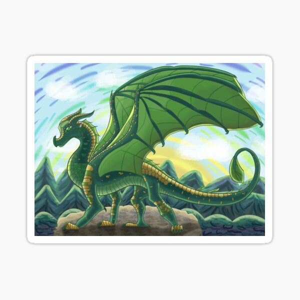"Leafwing dragon" Sticker for Sale by Miranda-Art | Redbubble