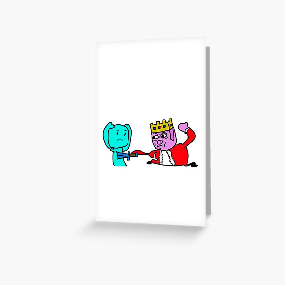"Technoblade Stabs Skeppy" Greeting Card for Sale by UnluckyPanda ...