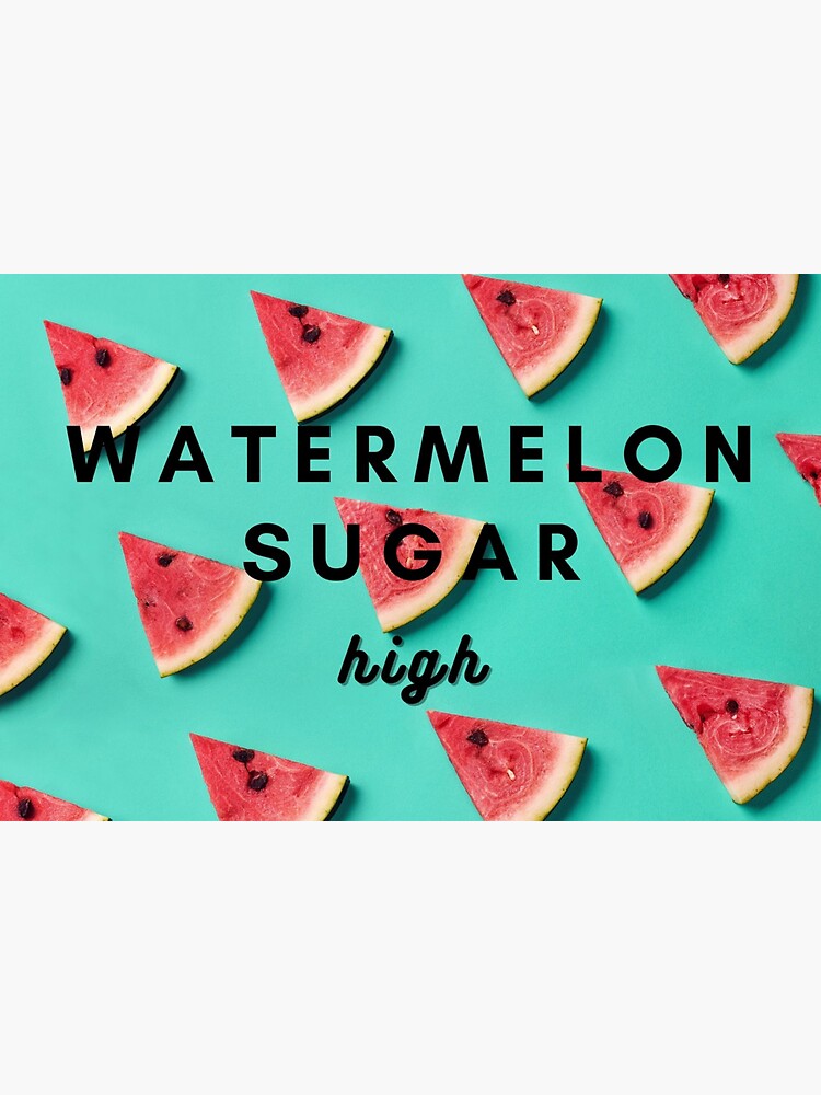 "Harry styles lyric watermelon sugar sticker" Sticker for Sale by ...