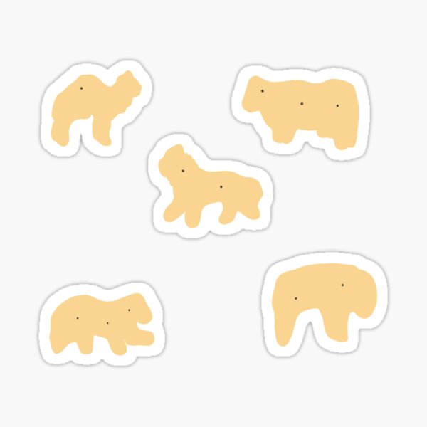 "Animal Cracker" Sticker for Sale by stickers-by-jen | Redbubble