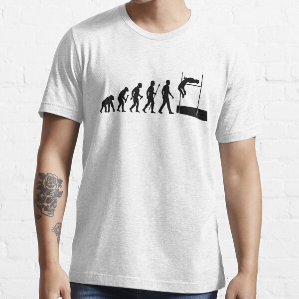 "Funny High Jump Evolution " T-shirt for Sale by BeyondEvolved ...