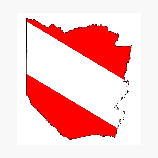 "Barotseland Map with Barotse Flag" Photographic Print for Sale by ...