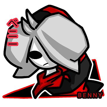 "Benny Head" Sticker for Sale by BlighShop | Redbubble
