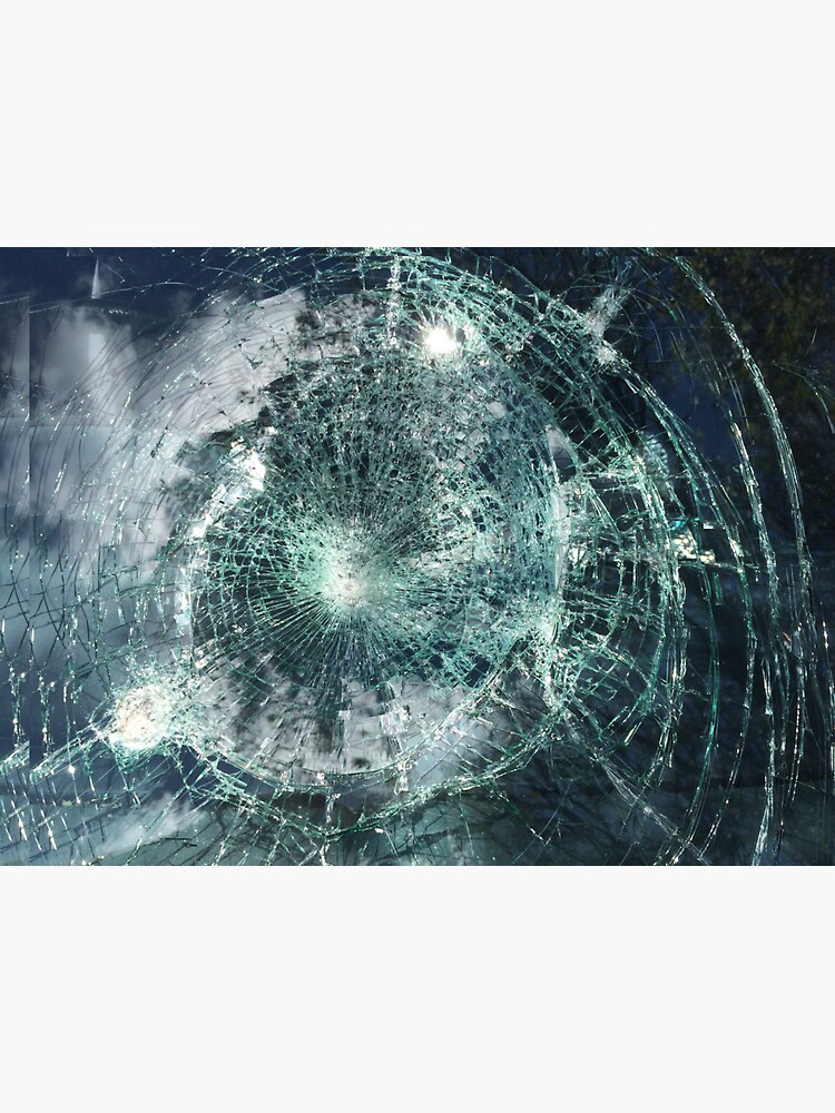 "BROKEN WINDSCREEN" Sticker by ebuoy | Redbubble