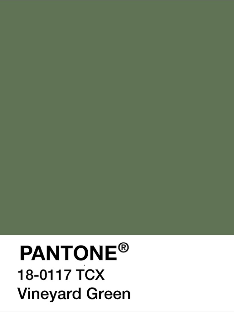 "PANTONE Vineyard Green" Photographic Print for Sale by Mushroom-Gorge ...