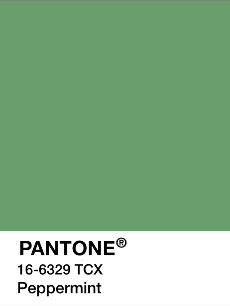 "PANTONE Peppermint, Green" Sticker for Sale by Mushroom-Gorge | Redbubble