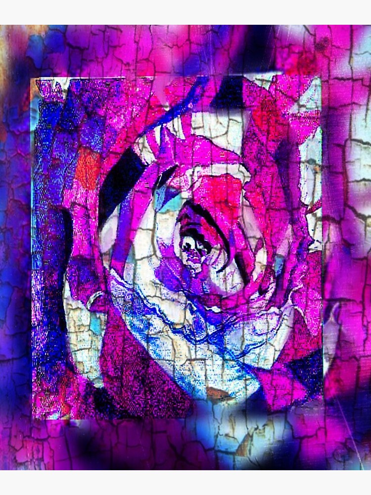 "Weathered rose" Sticker for Sale by picturesale | Redbubble