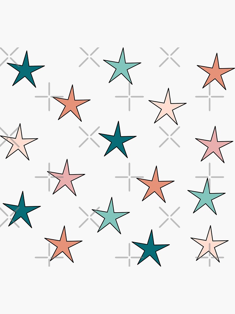 Retro Mini Star Pack Sticker For Sale By Vintageprada Redbubble