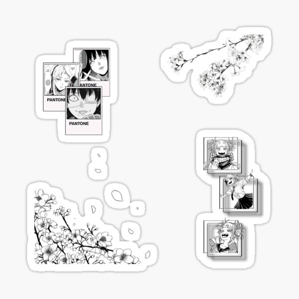 "Anime design" Sticker for Sale by W3l0veP34c3 | Redbubble