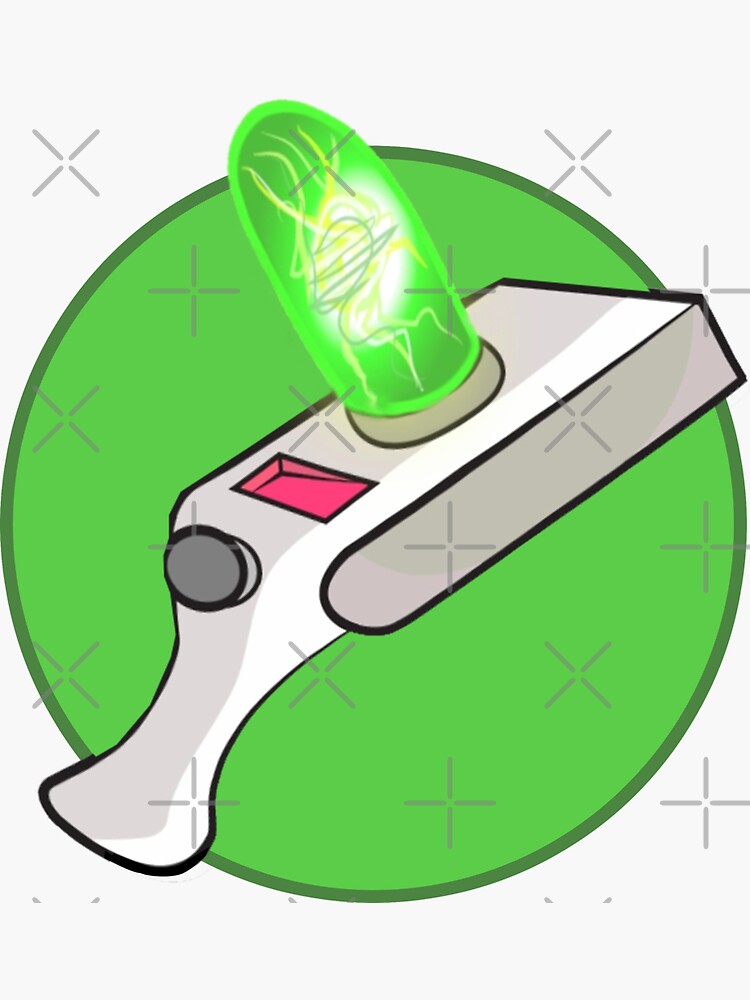 "The Portal Gun" Sticker for Sale by jimsedric | Redbubble