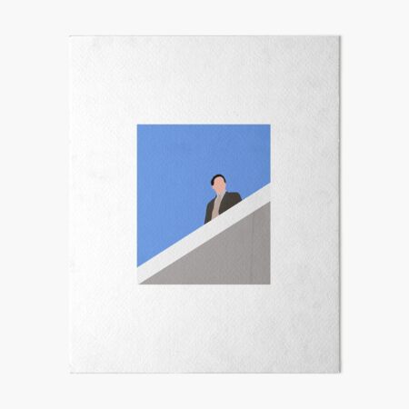 "Michael Scott on the Roof (The Office)" Art Board Print for Sale by ...