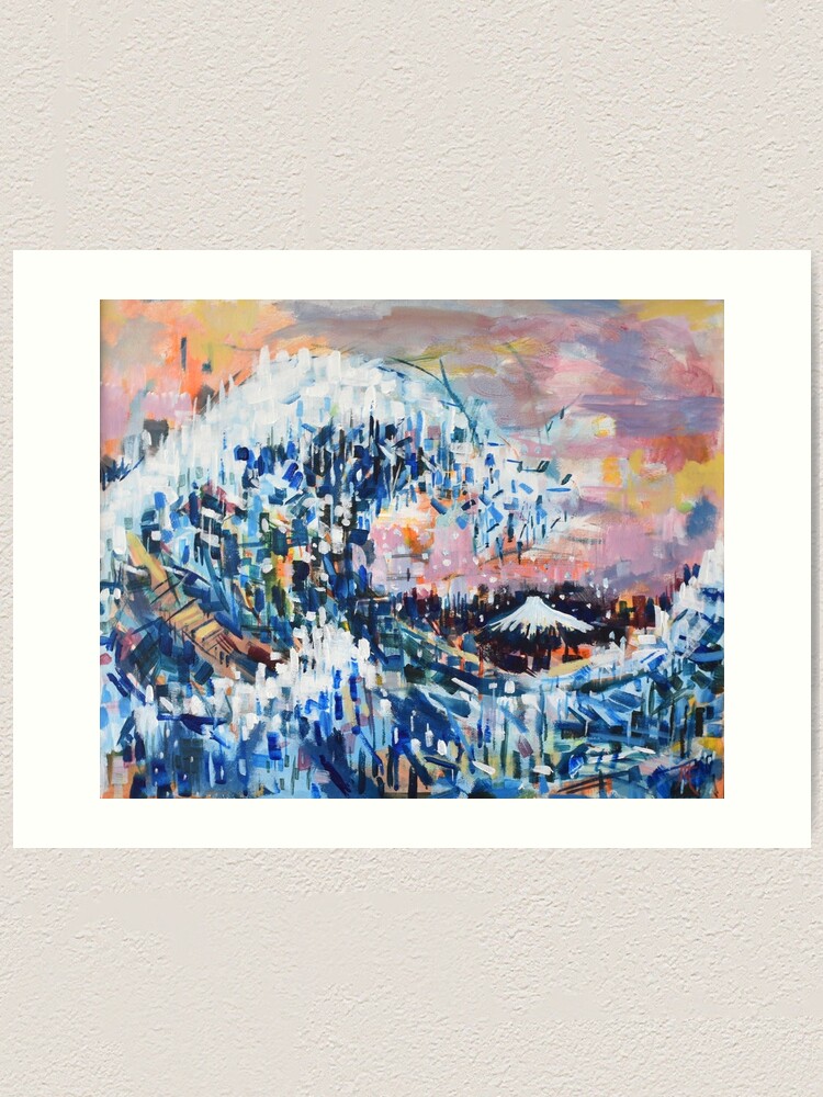 "Homage to Hokusai, Great Wave off of Kanagawa" Art Print by marcoathie ...