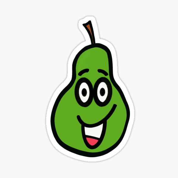 "Cheeky Pear" Sticker for Sale by gabbysclassroom | Redbubble
