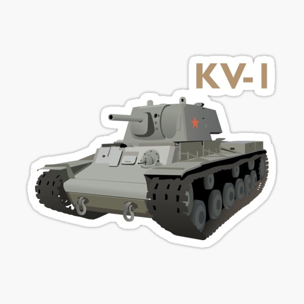"Soviet KV-1 Tank " Sticker by NorseTech | Redbubble