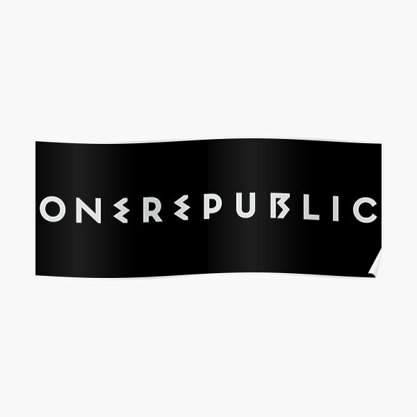 "OneRepublic logo" Poster for Sale by AkikoWirth986 | Redbubble