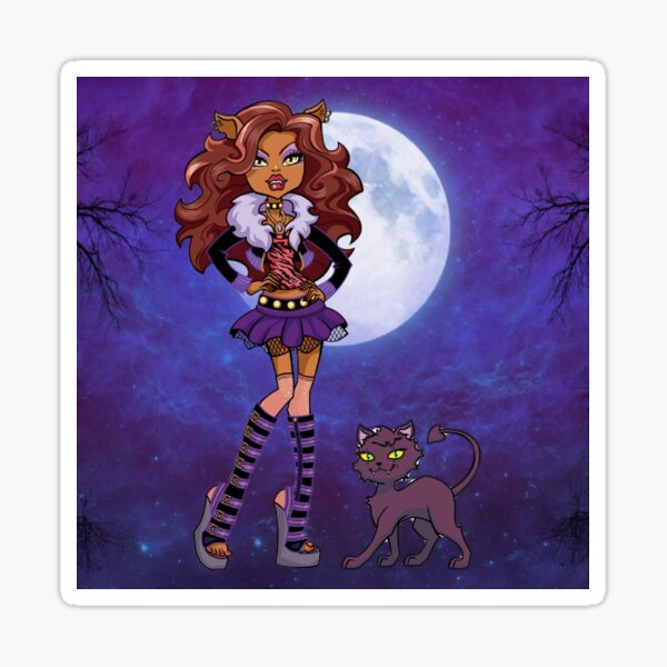 "Clawdeen Wolf" Sticker for Sale by JessMarie205 | Redbubble
