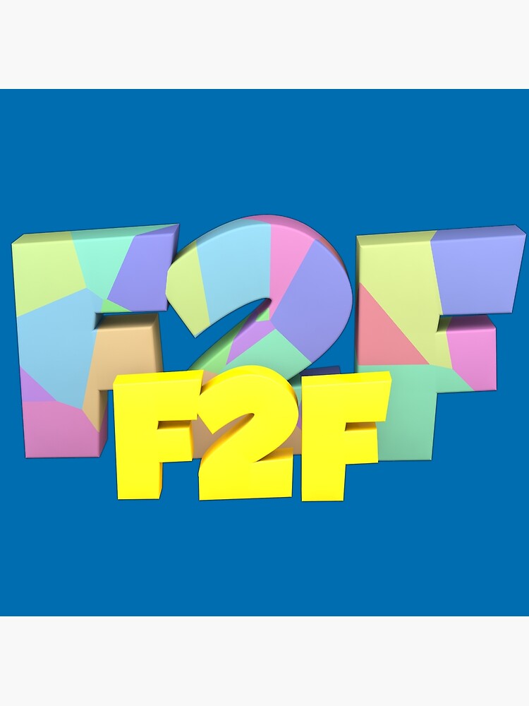 Póster «F2F Face to Face SMS Abreviaturas txt» de roleshop | Redbubble