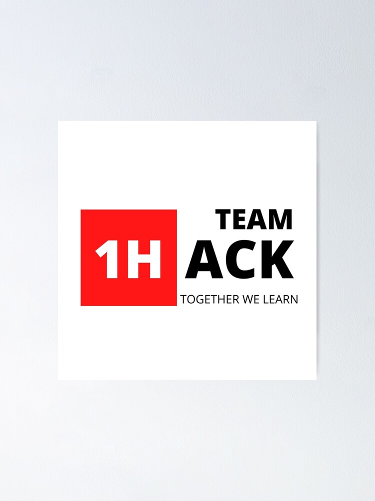 Póster «Team OneHack - Juntos aprendemos» de SecondScience | Redbubble