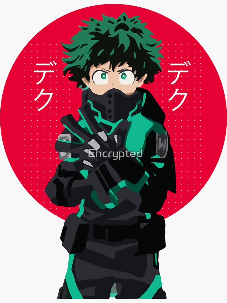 "Deku Costume Delta - My Hero Academia" Sticker for Sale by Encrypted ...