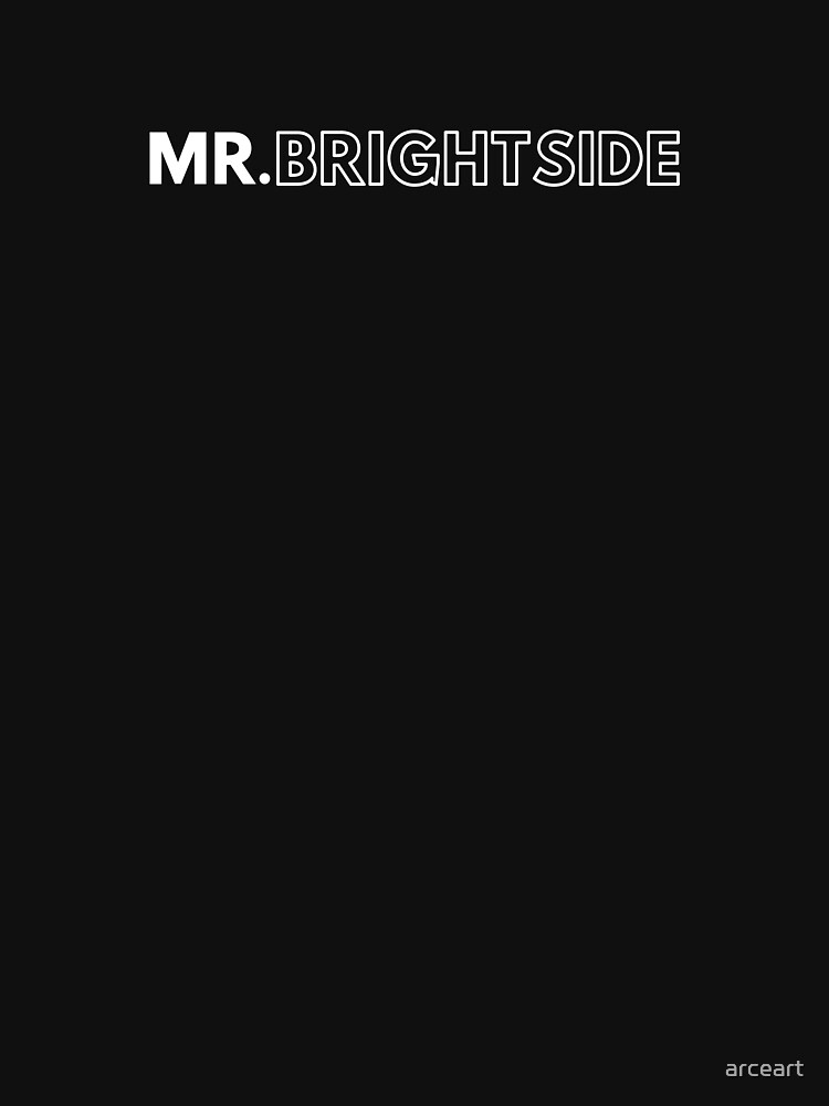 "Mr Brightside line" Essential T-Shirt by arceart | Redbubble