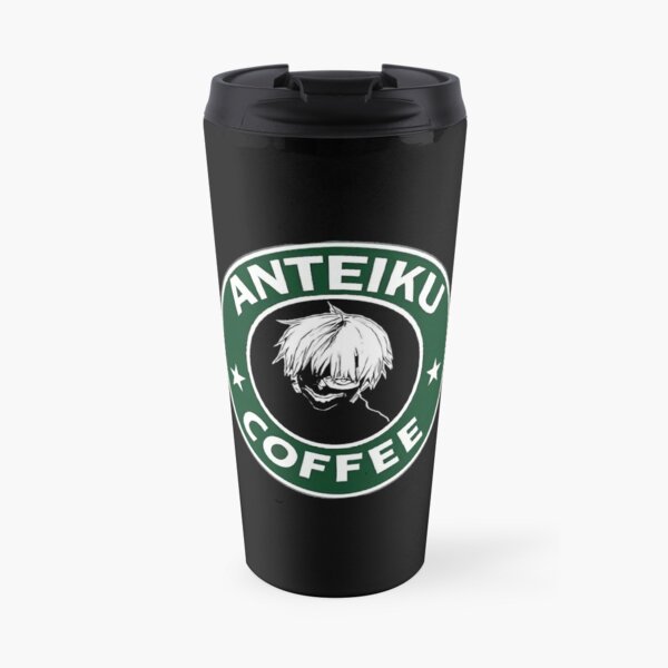 "Anteiku Café Logo, Tokyo Ghoul Starbucks Parody Travel Mug" Travel ...