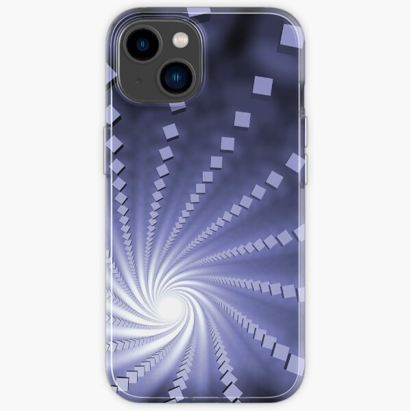 "endless ranges of cubes in a spiral shape forming a vortex" iPhone ...