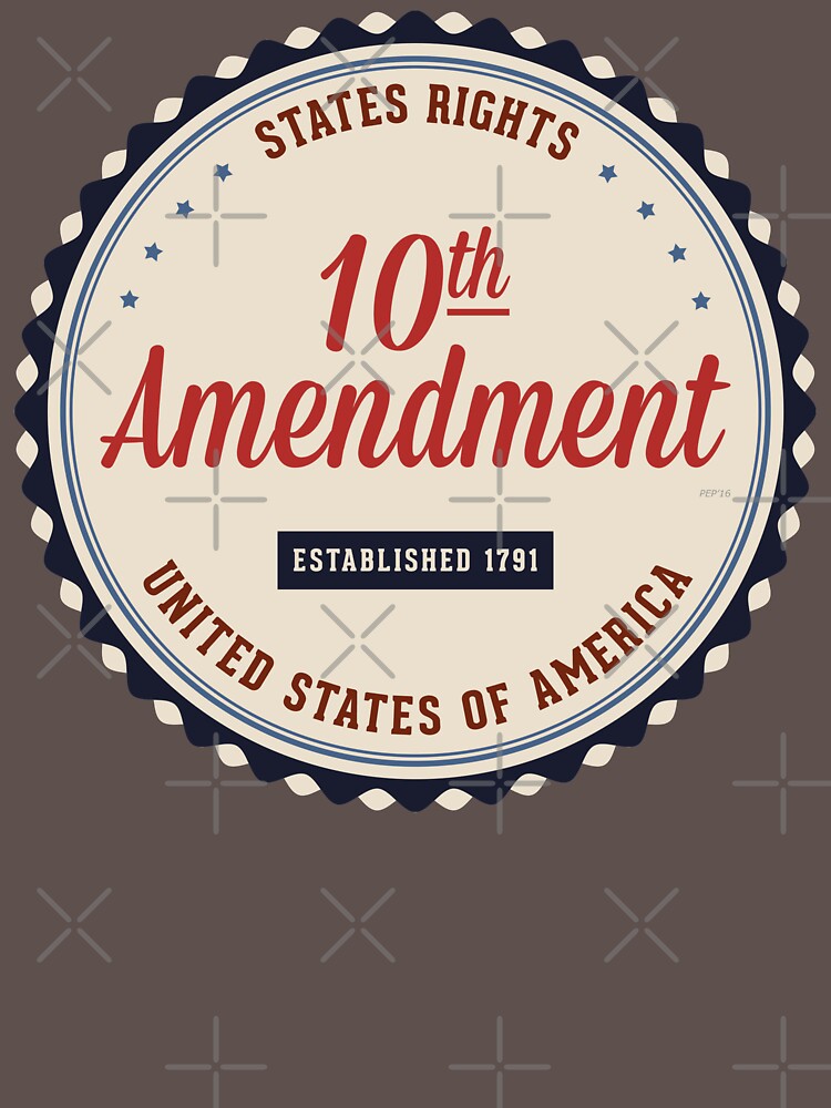 "Tenth Amendment" T-shirt for Sale by morningdance | Redbubble ...