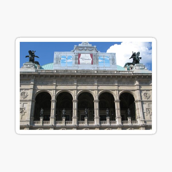 "Arches, Vienna State Opera House" Sticker for Sale by JennyB | Redbubble