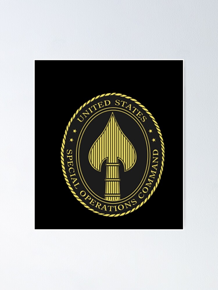 "US Special Operations Command SOCOM Military Morale" Poster for Sale ...