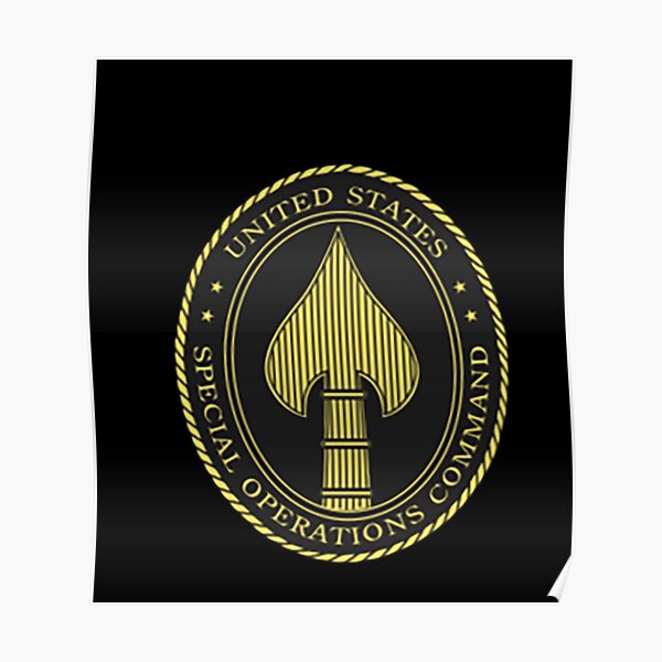 "US Special Operations Command SOCOM Military Morale" Poster for Sale ...