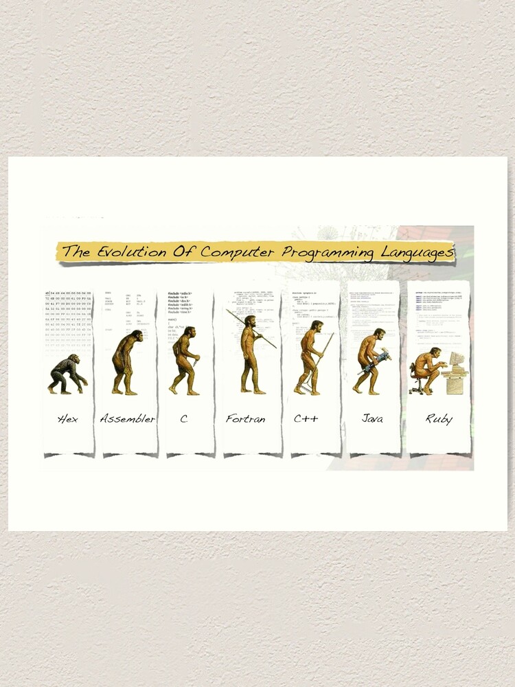 Computer Programming Art Print By Garigots Redbubble