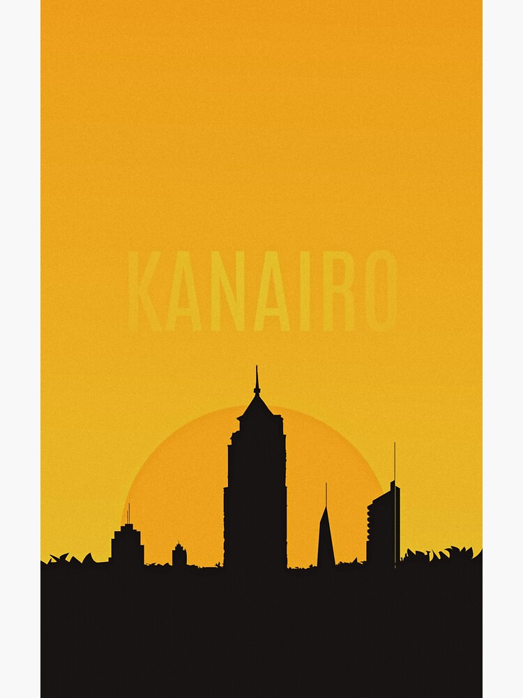 "KANAIRO" Sticker by Nitramdesigns | Redbubble