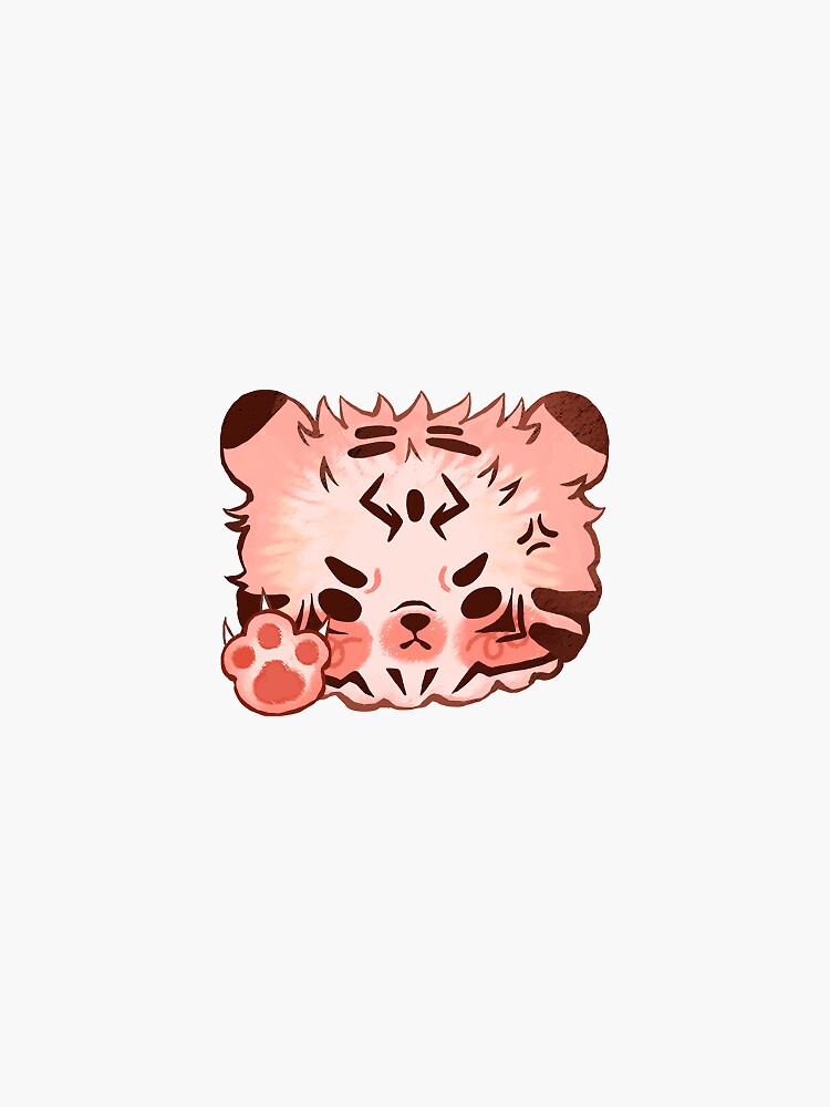 Pegatina «Jujutsu Kaisen Ryomen Sukuna Tiger 1» de motjinet | Redbubble