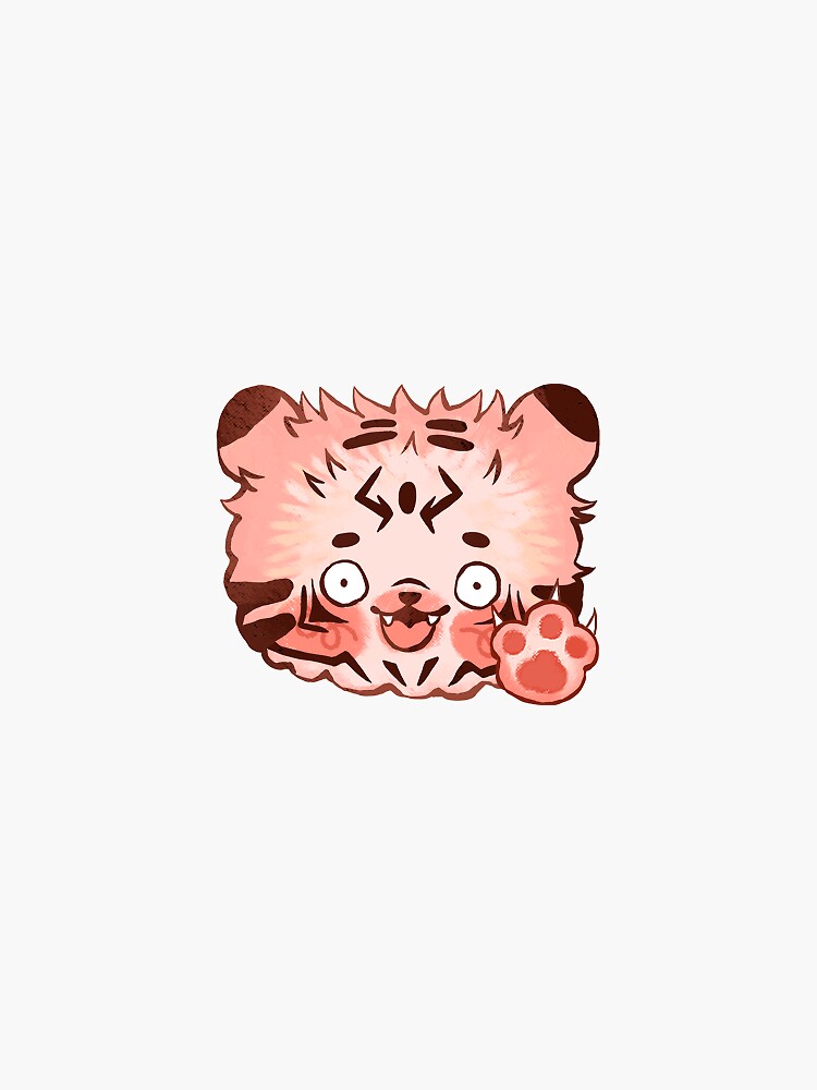 Pegatina «Jujutsu Kaisen Ryomen Sukuna Tiger 2» de motjinet | Redbubble