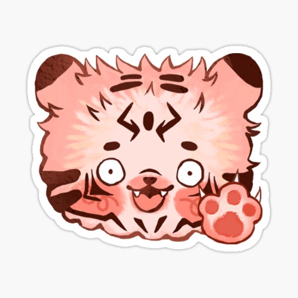 Pegatina «Jujutsu Kaisen Ryomen Sukuna Tiger 2» de motjinet | Redbubble