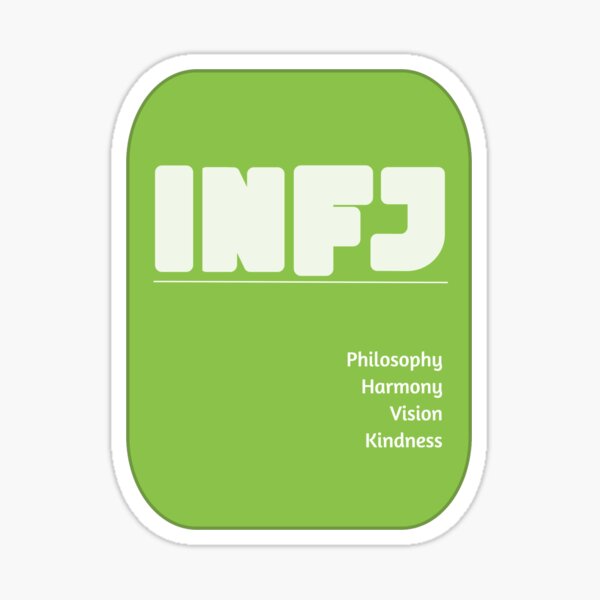 "MBTI - INFJ" Sticker for Sale by Naviit | Redbubble