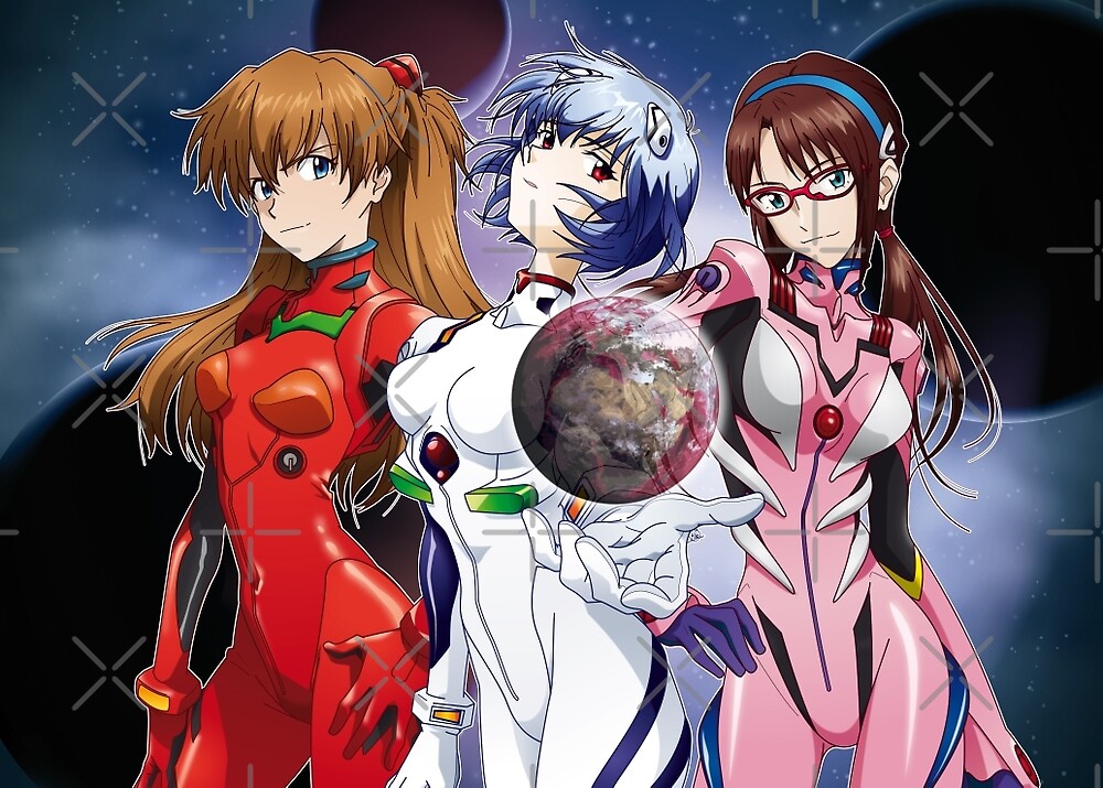 "Evangelion - The "Children" Girls - Red Sea edit." by alphavirginis ...