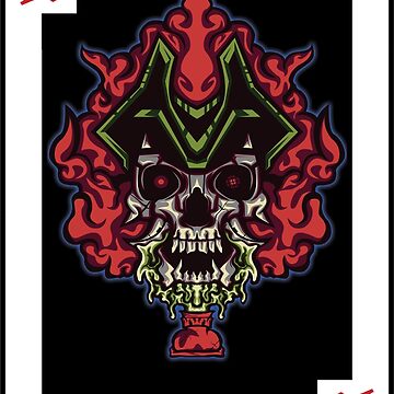 "Ace Of Spades Toxic Pirate" Sticker for Sale by Tony Mac | Redbubble