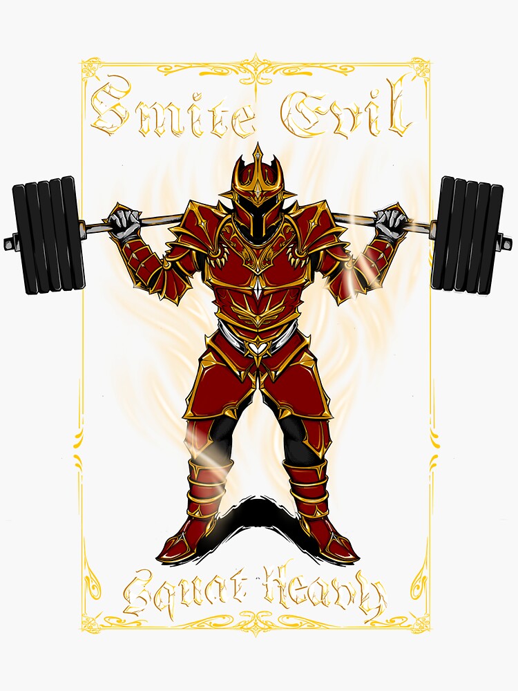 "Dungeons and Dragons Retribution Paladin Workout" Sticker for Sale by ...