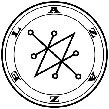 "Azazel demon black Sigil occult Magick Seal" Sticker for Sale by ...