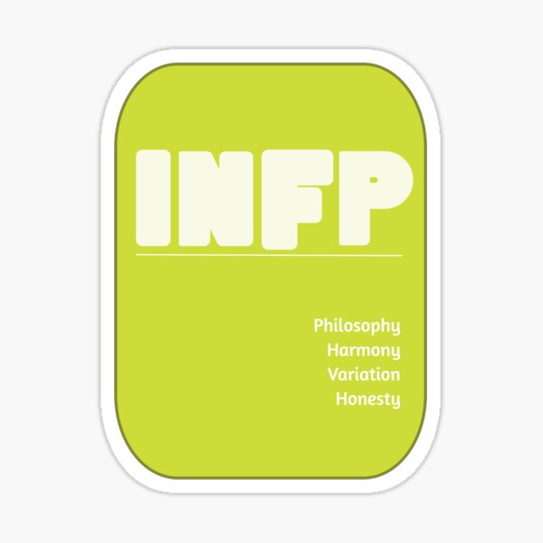 "MBTI - INFP" Sticker for Sale by Naviit | Redbubble
