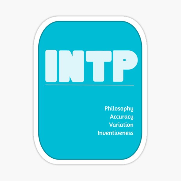 "MBTI - INTP" Sticker for Sale by Naviit | Redbubble