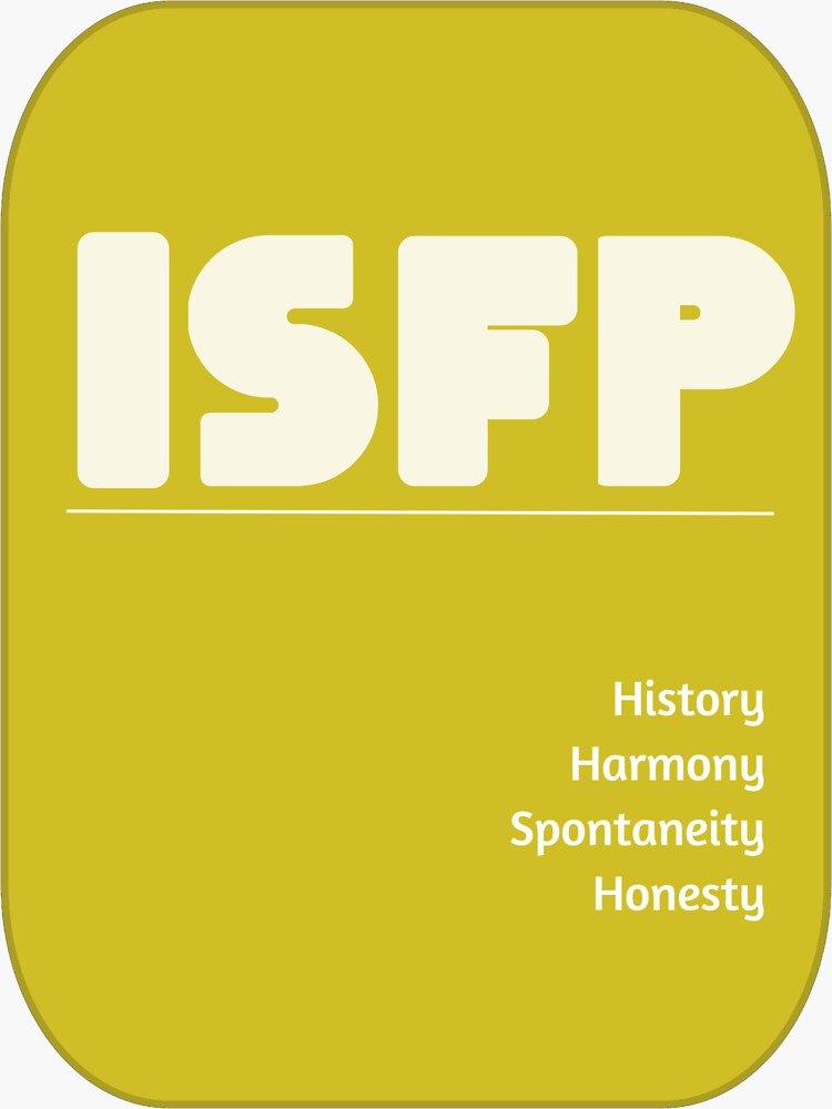 "MBTI - ISFP" Sticker by Naviit | Redbubble
