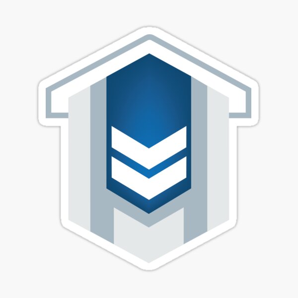 "Free Fire / Silver II" Sticker for Sale by beighteeny | Redbubble