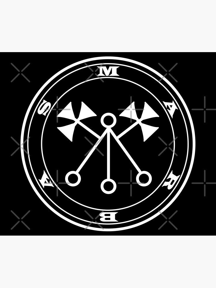 "Marbas demon President white Sigil occult Magick Seal" Poster for Sale ...